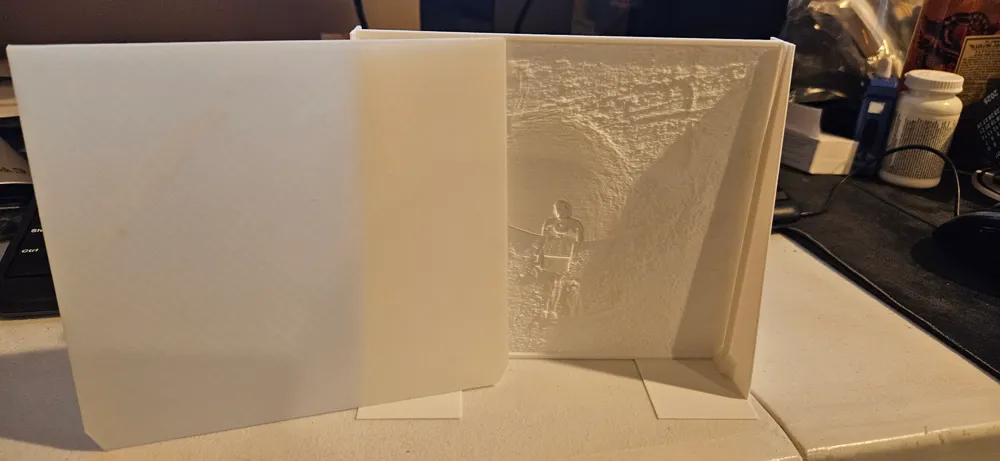 Lithophane glow in the dark back light plate by Verm - MakerWorld