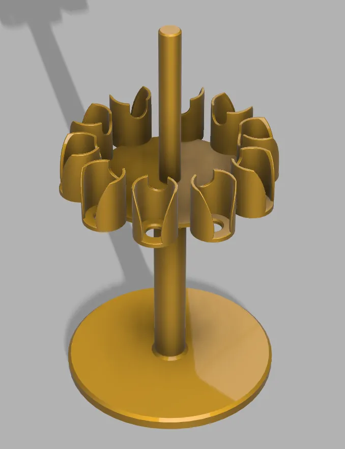 Allen Key Screwdriver Carousel Holder Remixed by Marc Elbichon - MakerWorld