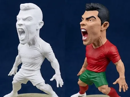 Cristiano Ronaldo Chibi - Free 3D Print Model - MakerWorld