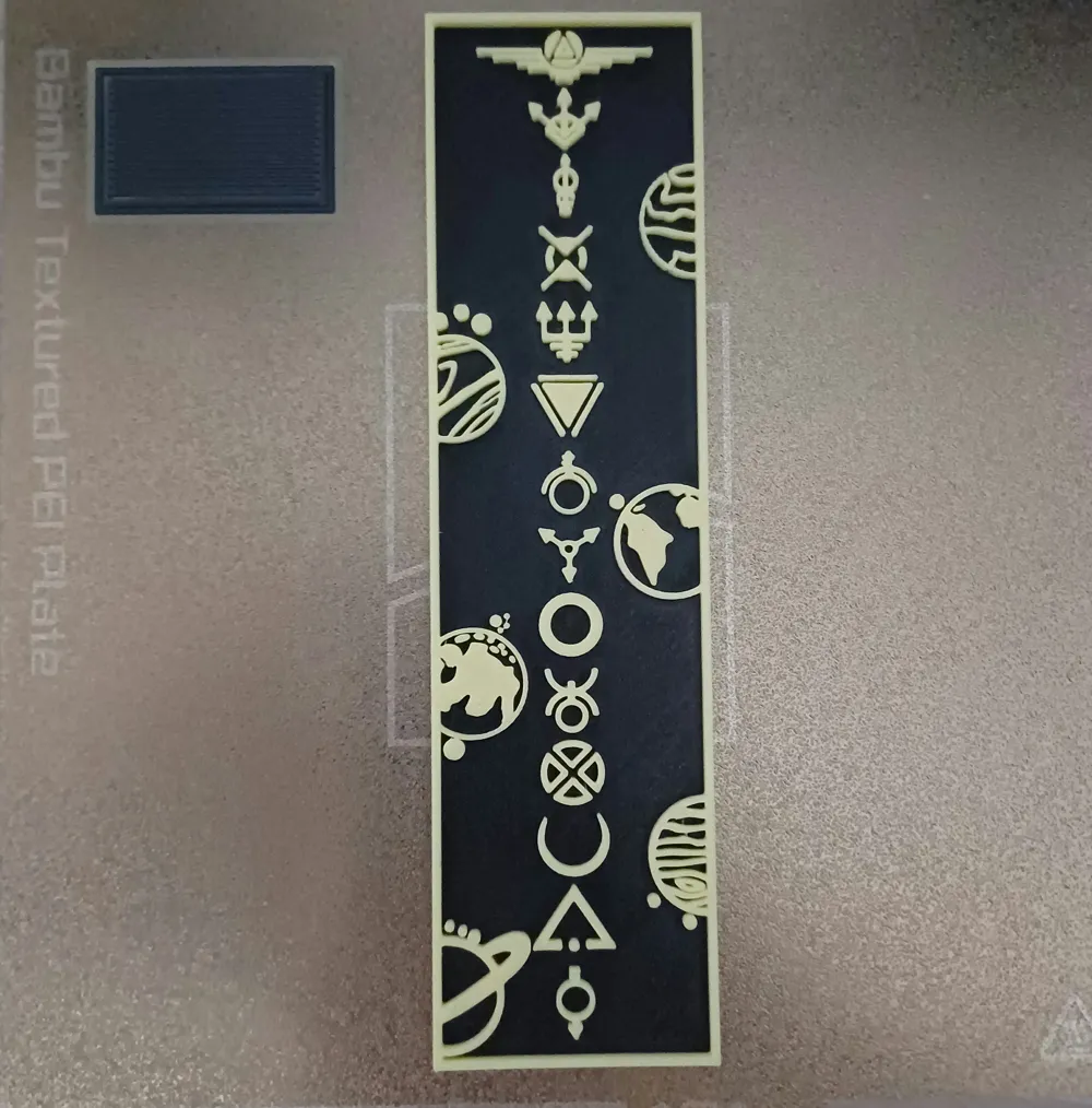 Red rising bookmark - Free 3D Print Model - MakerWorld