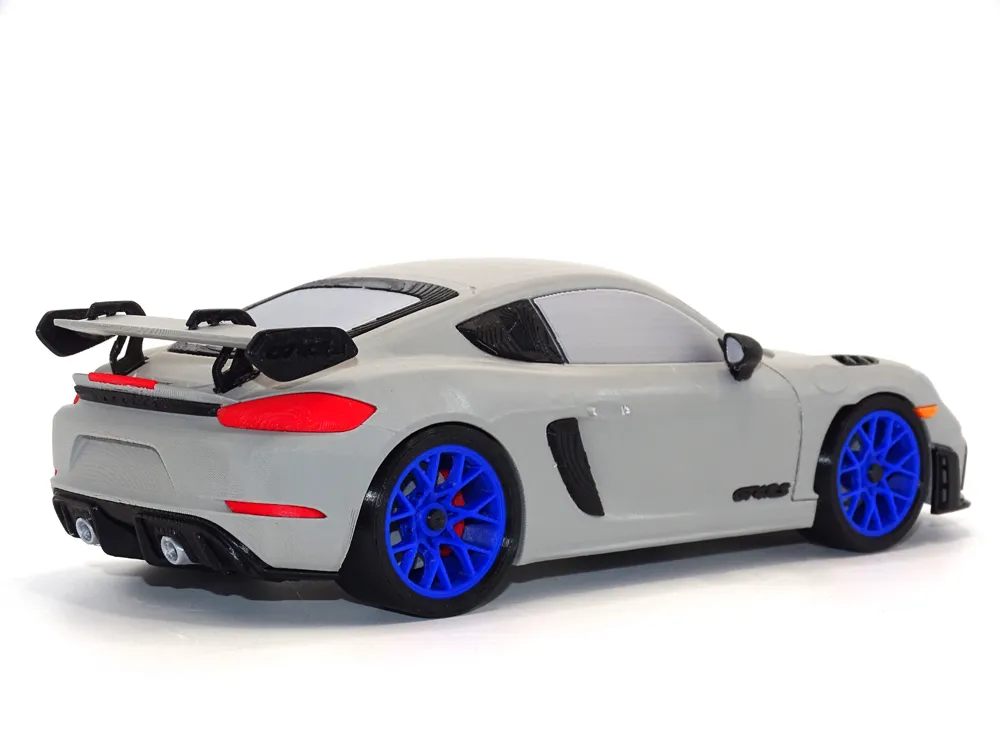 Porsche 718 GT4 RS Multi-Part Print + Full AMS by Mr.Rod - MakerWorld