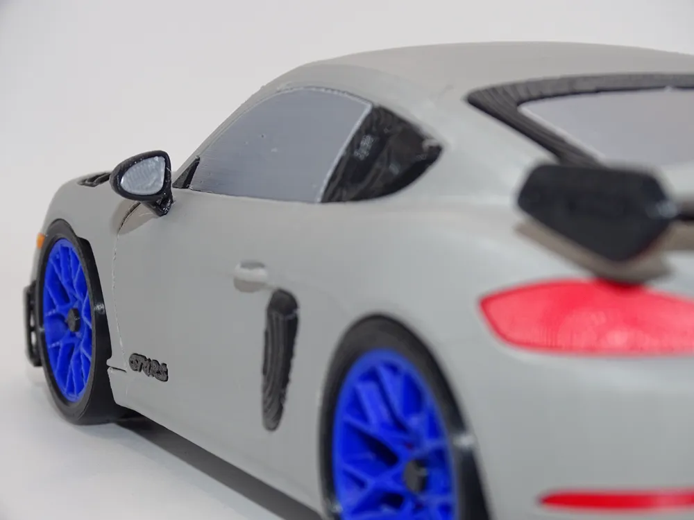 Porsche 718 GT4 RS Multi-Part Print + Full AMS by Mr.Rod MakerWorld ...