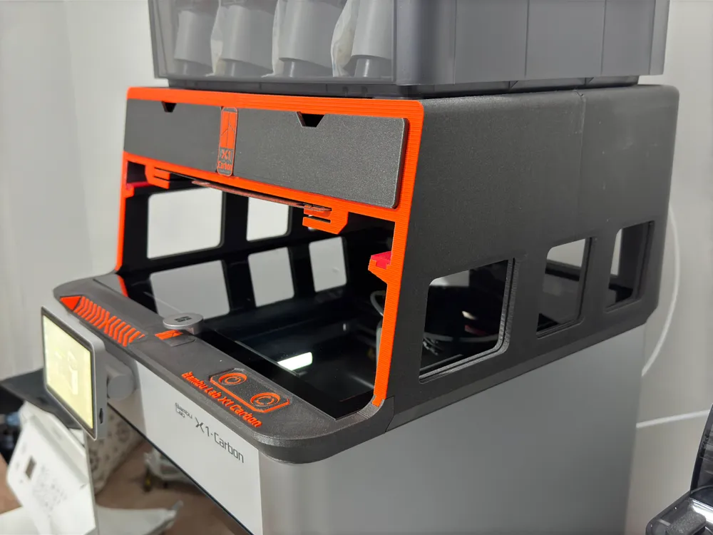 Bambu Lab X1C Combo AMS Riser by alitopuz - MakerWorld