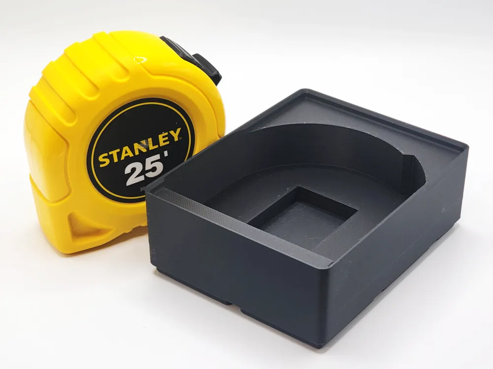 Gridfinity Tape Measure Holder by jaminv MakerWorld: Download Free 3D ...