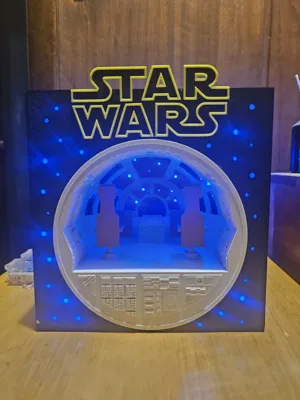 Star Wars Millennium Falcon Book Nook by Ryschweitzer MakerWorld ...
