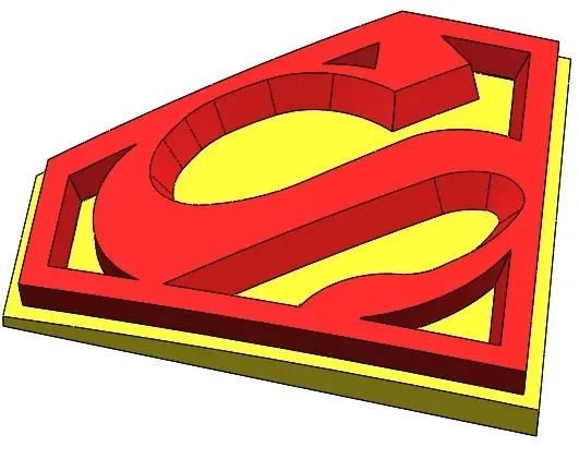 DC hero logo - Free 3D Print Model - MakerWorld