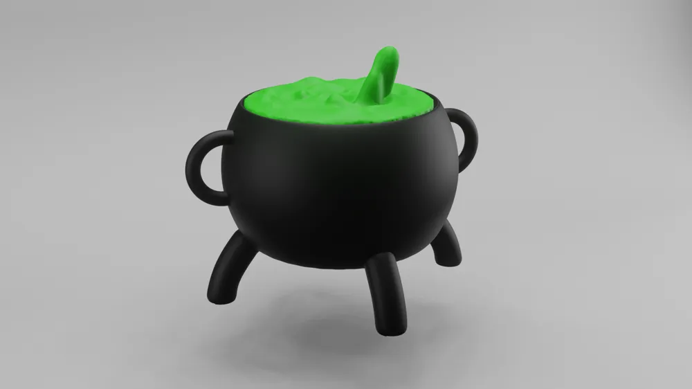 Trinket Storage Cauldron by The Dingbat Army - MakerWorld