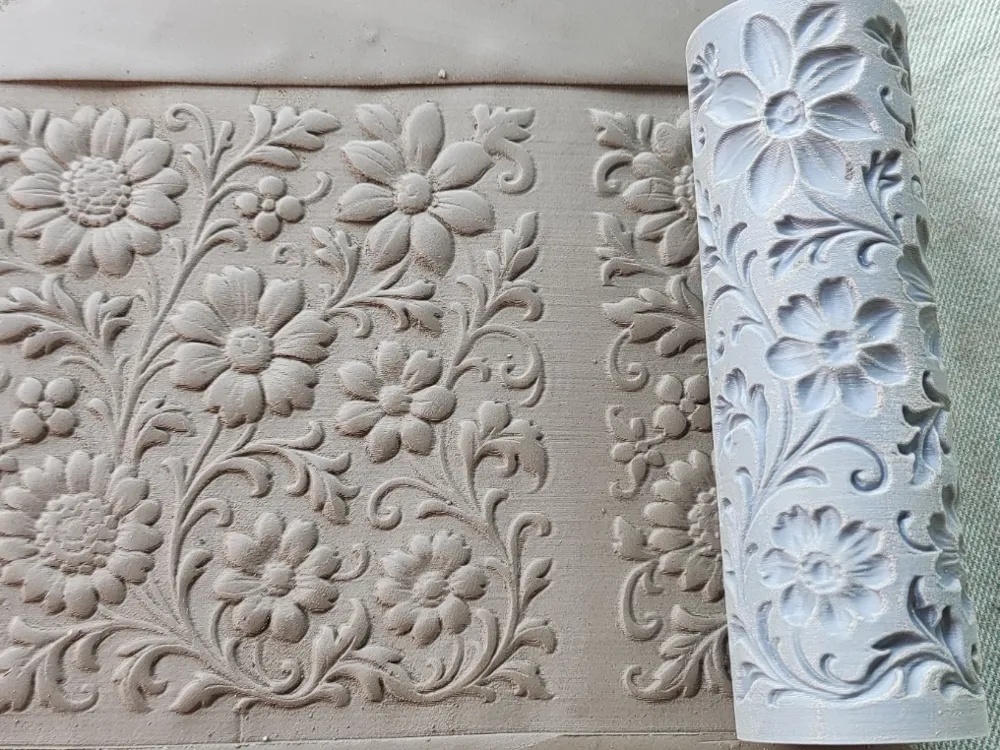 Texture Roller - Victorian Garden by TheBreadman MakerWorld: Download Free 3D Models