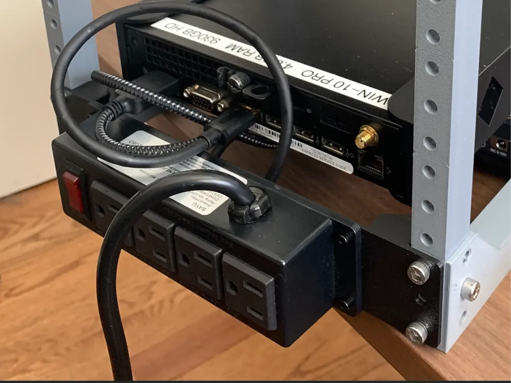 10 Inch PDU Mount Remixed by spacehaven - MakerWorld