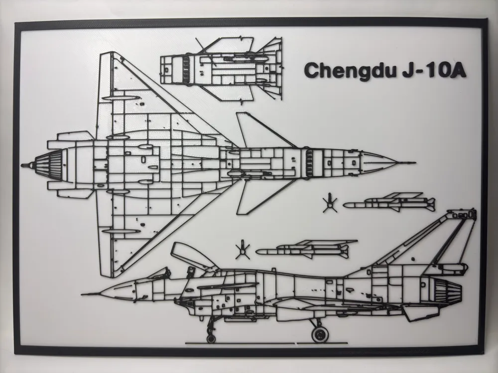 Chengdu J-10 Vigorous Dragon - Blueprint by PaperPlaneLab - 纸飞机工作室 ...