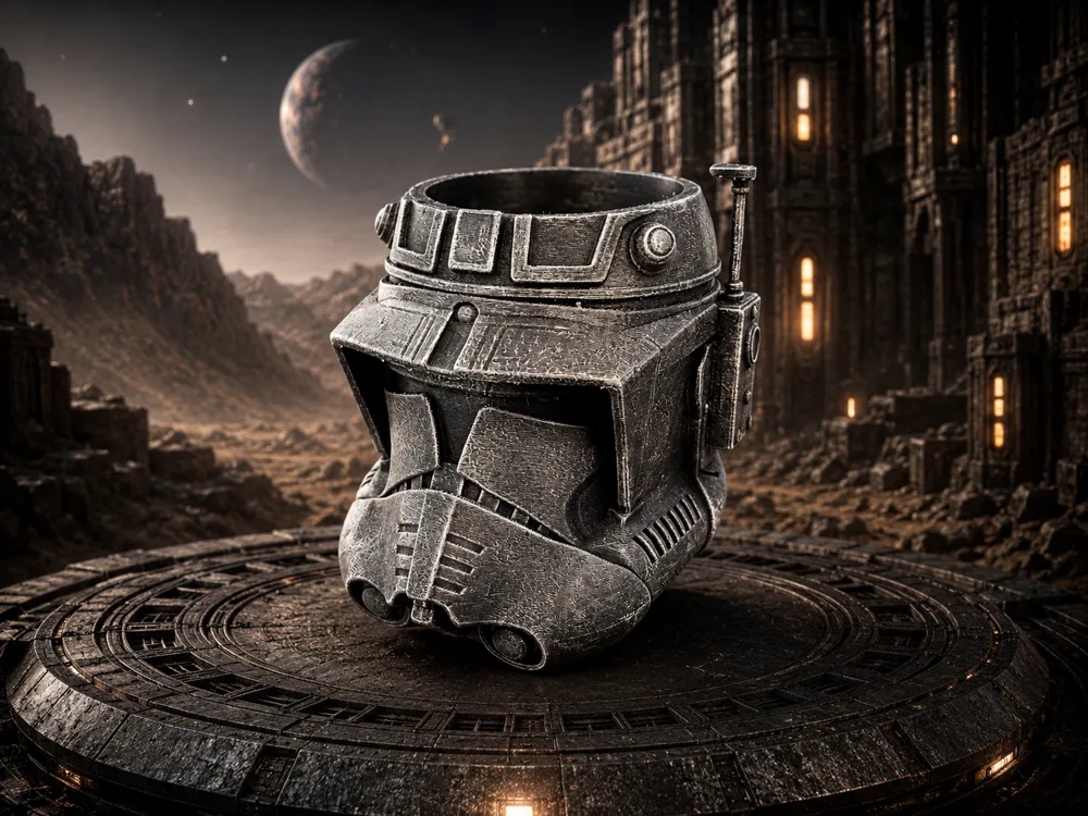 Pot de fleurs Casque du Capitaine Cody - Modèle d'Impression 3D Gratuit ...