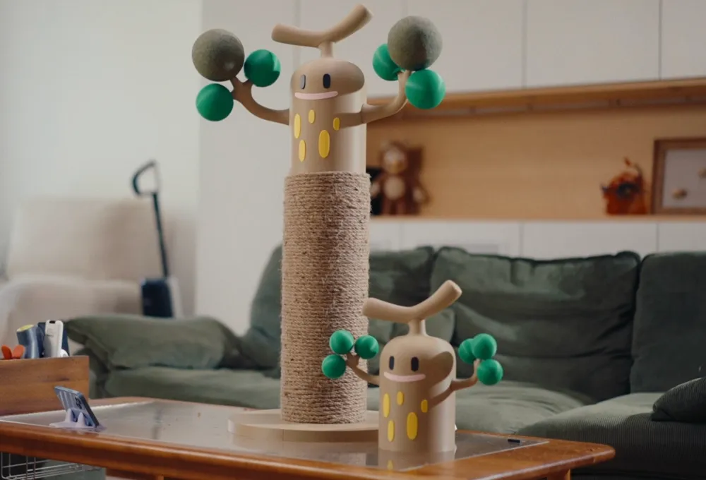 185 Sudowoodo Sudowoodo cat scratching post by Ikeda MakerWorld: Download Free 3D Models