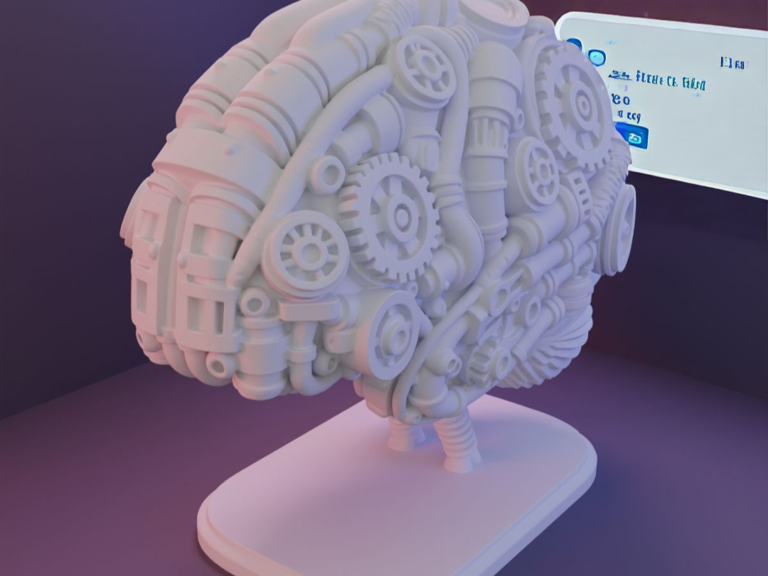 Mechanical Brain by user_3012786176 MakerWorld: Download Free 3D Models