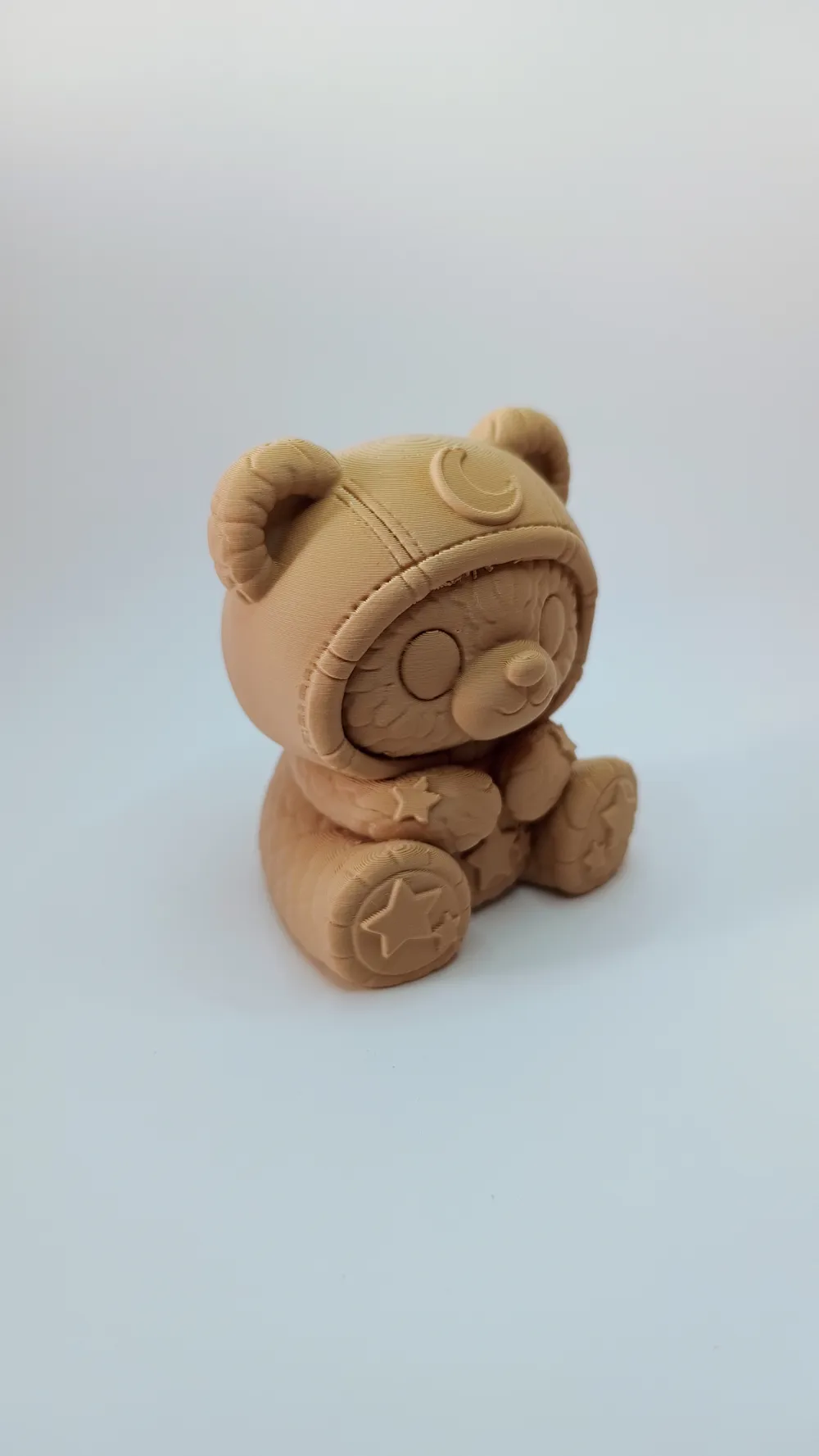Star Bear Moon Cap Kawaii Decorative Figure - Free 3D Print Model ...