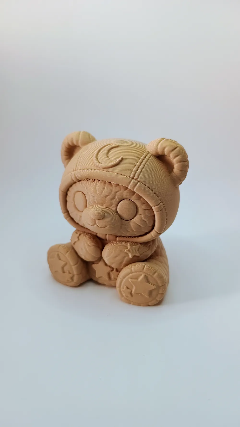 Star Bear Moon Cap Kawaii Decorative Figure - Free 3D Print Model ...