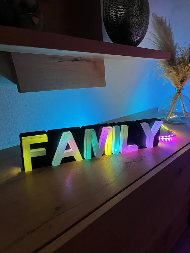 3D Letter “D” – modular, LED-capable & A–Z series by LetHimPrint ...