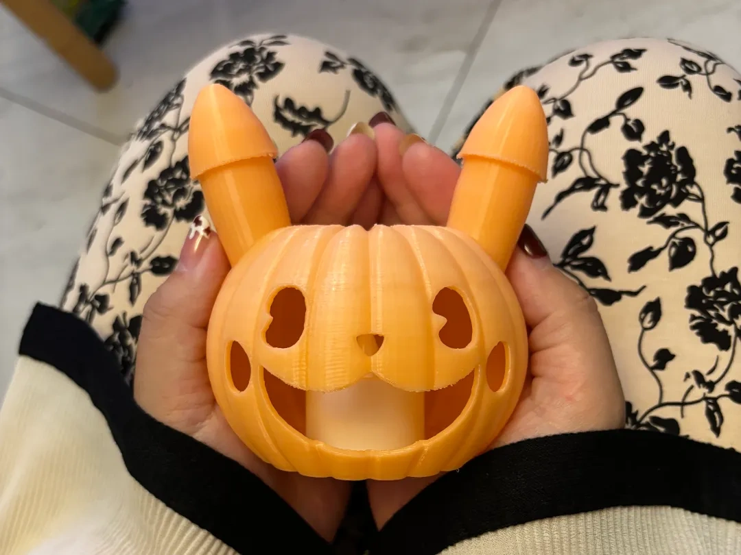Halloween Pikachu Pumpkin Lantern by user_4221781468 - MakerWorld