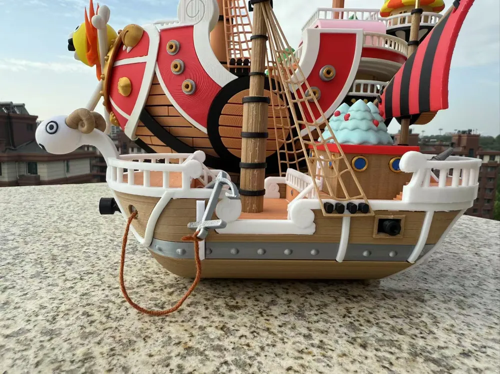 【150+ parts/450g】Going Merry/One Piece Luffy (restored based on Oda's ...