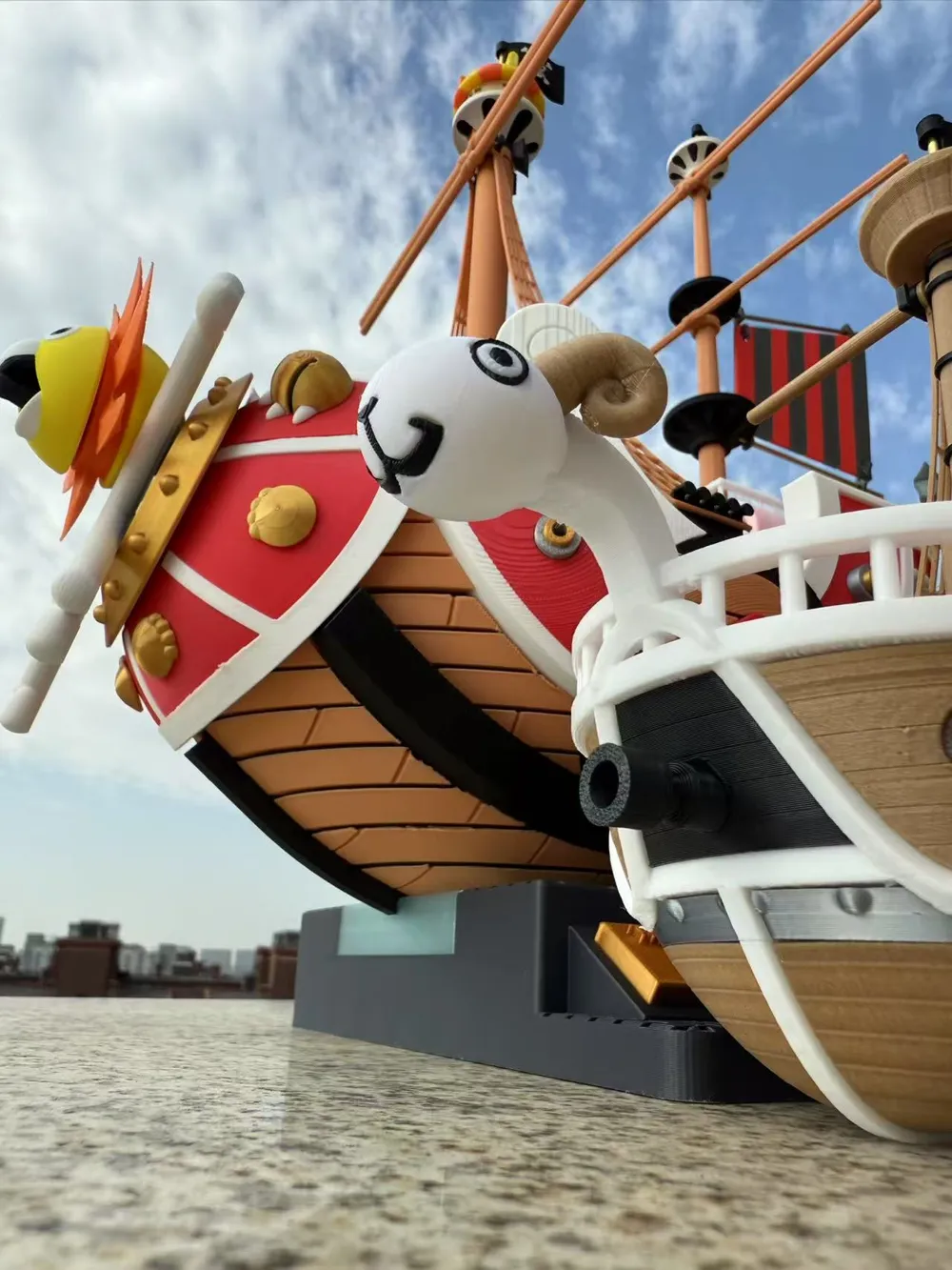 【150+ Einzelteile/450g】Going Merry/One Piece Ruffy (basierend auf ...