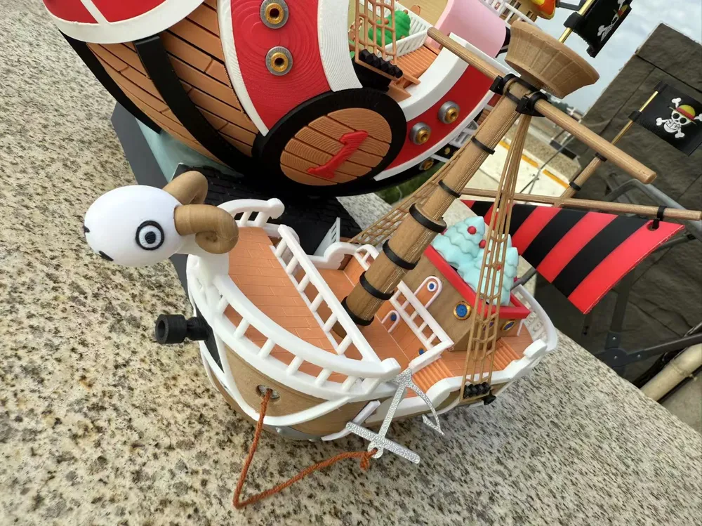 【150+ parts/450g】Going Merry/One Piece Luffy (restored based on Oda's ...