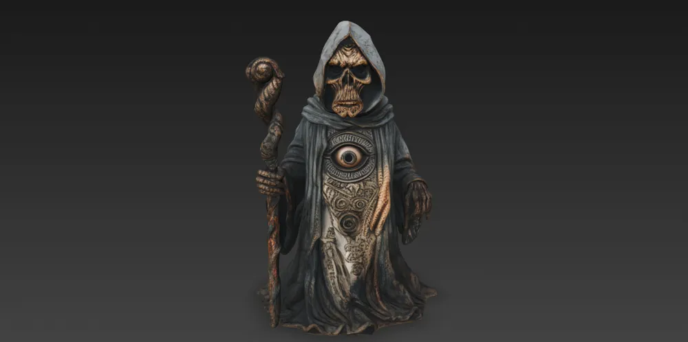 Cultist of the Eye – Gothic Horror Figurine by Maxim MakerWorld ...