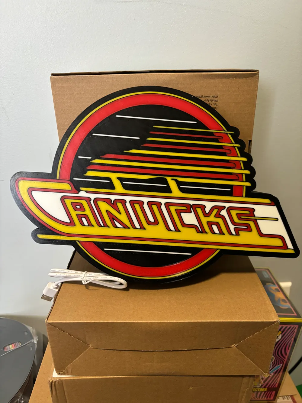 Vancouver Canucks Light Box by Future Canada - MakerWorld