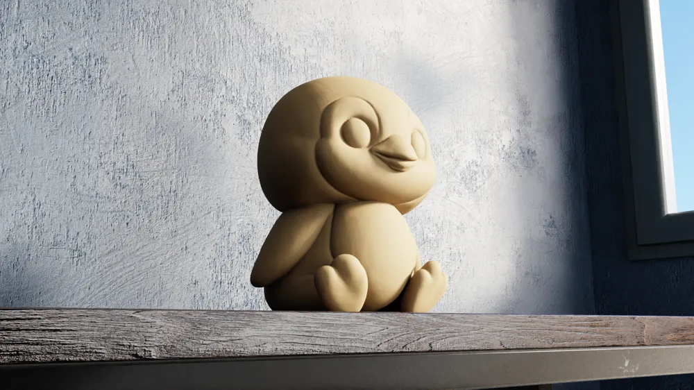 Chibi Penguin - Free 3D Print Model - MakerWorld