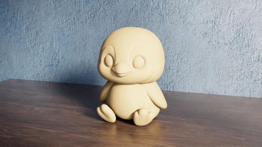 Chibi Penguin - Free 3D Print Model - MakerWorld