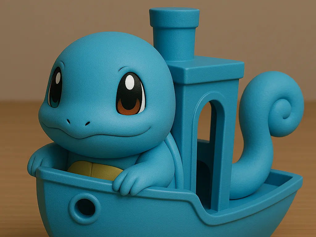 Squirtle benchy - Free 3D Print Model - MakerWorld