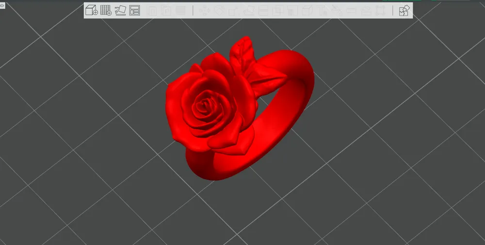 Rose Ring by HomeMade MakerWorld: Download Free 3D Models