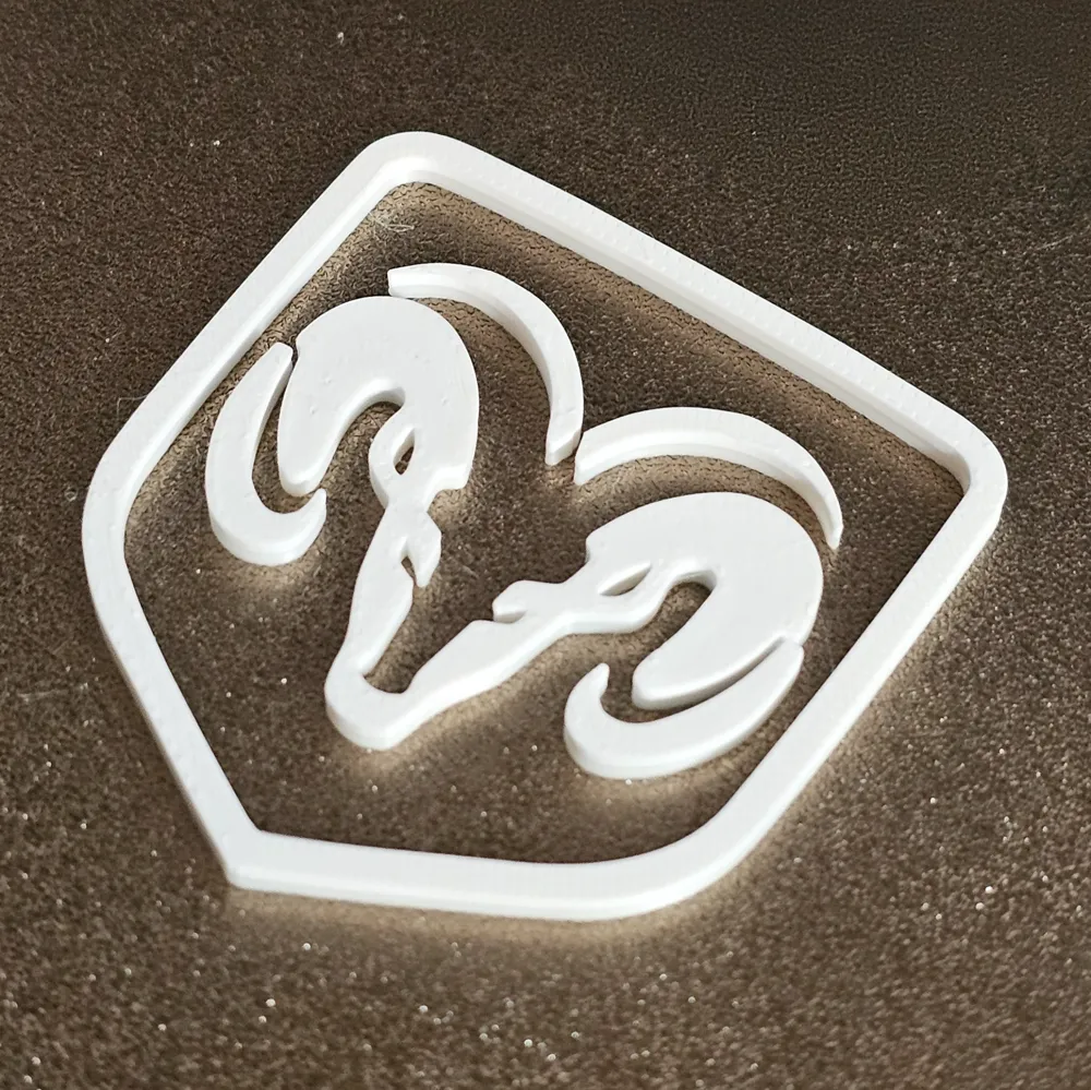 Dodge Ram Truck Logo - 3D Printed Design by Solewave MakerWorld ...