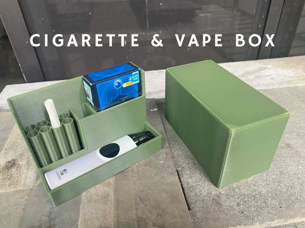 Cigarette & Vape Box by Formatato Prints MakerWorld: Download Free 3D ...