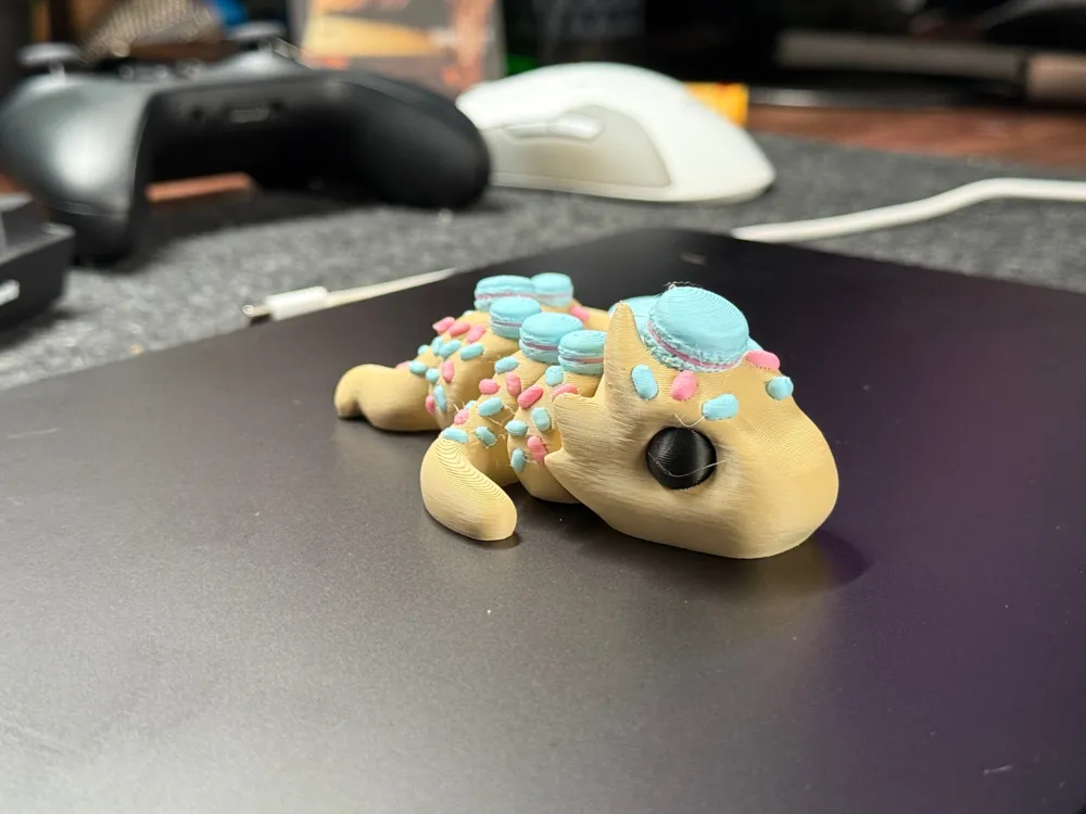 Baby Articulated Macaron Dragon - By Vixvvo3D by Vixvvo3D MakerWorld ...