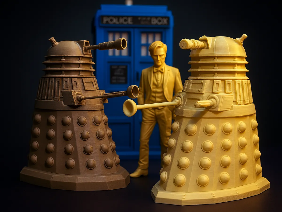 Dalek Figur – Maßstab 1:10 von JAV-3D MakerWorld: Kostenlose 3D-Modelle ...