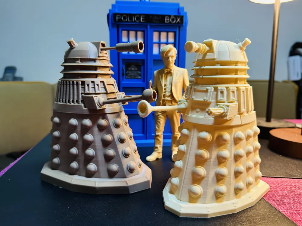 Dalek Figure – 1:10 Scale - Free 3D Print Model - MakerWorld