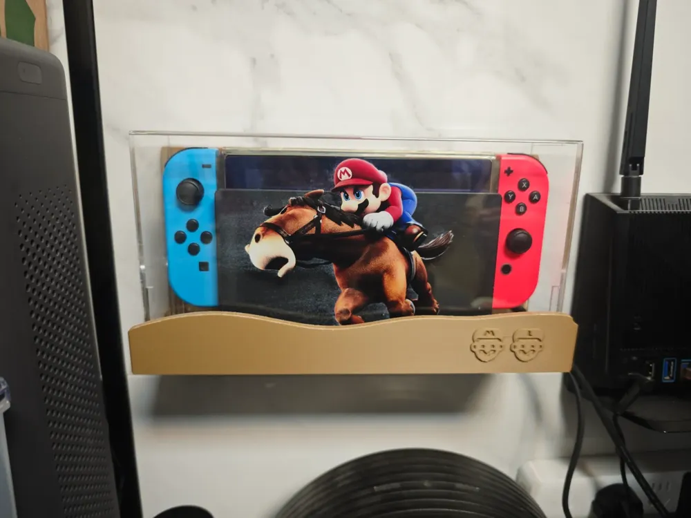 Nintendo Switch Wall Mount Storage Rack by chris.ch - MakerWorld