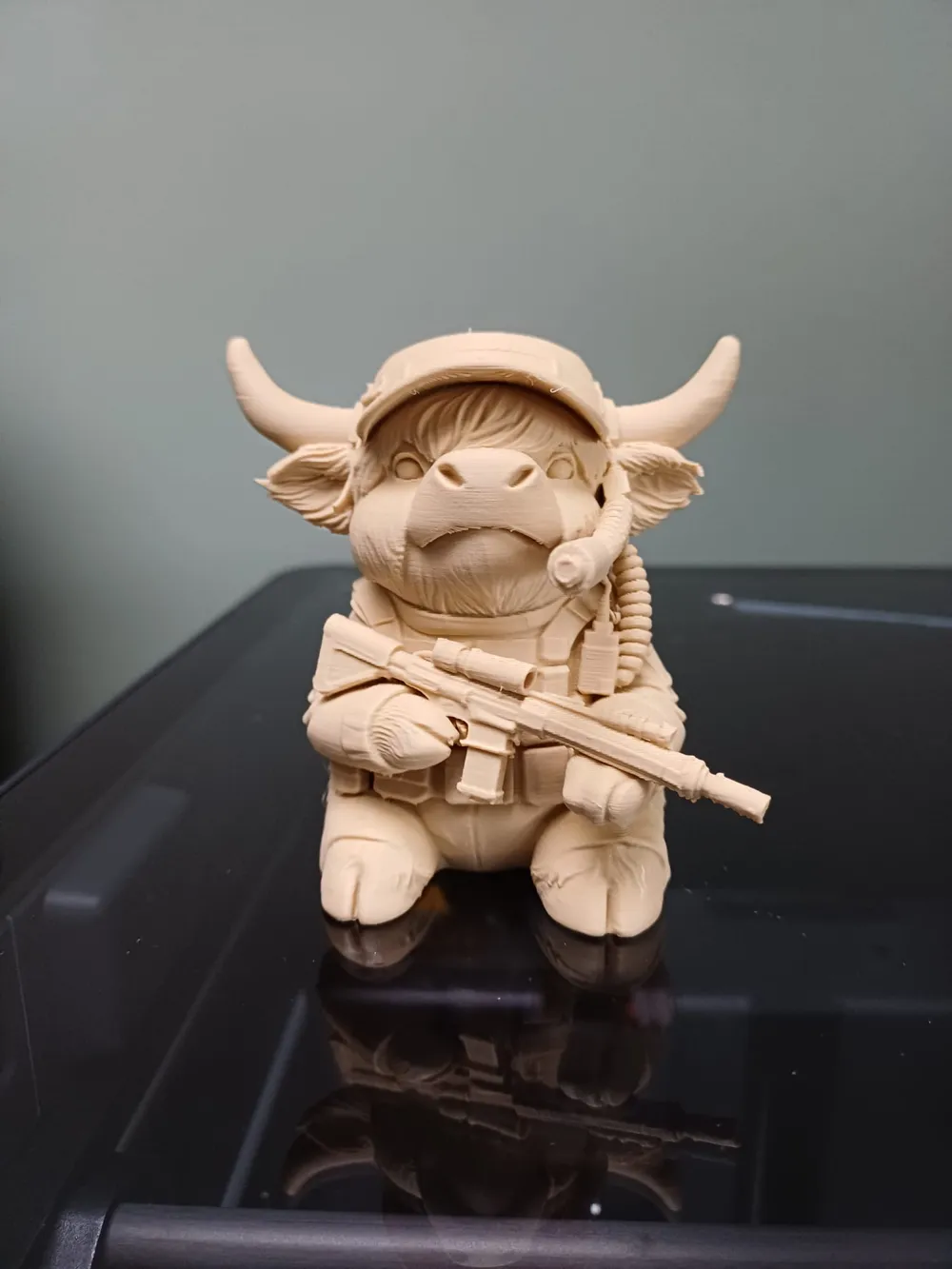 Tactical Cow – Armed & Ready - Free 3D Print Model - MakerWorld