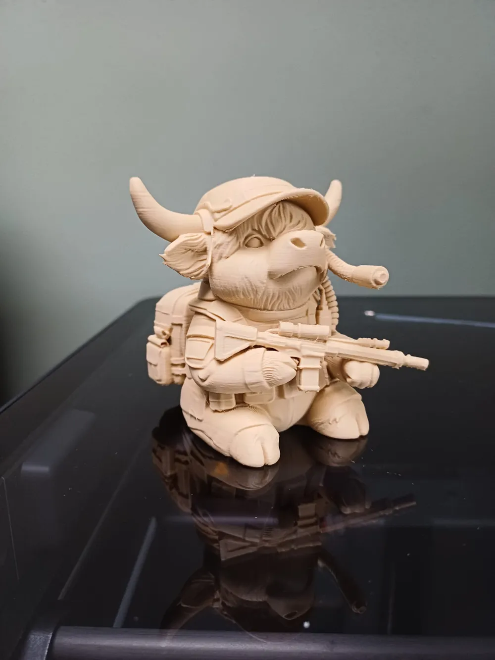 Tactical Cow – Armed & Ready - Free 3D Print Model - MakerWorld