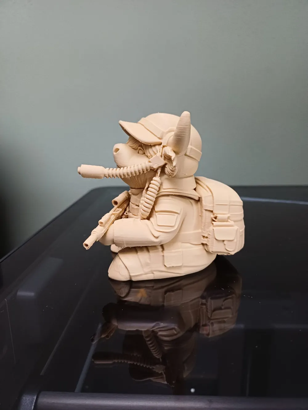 Tactical Cow – Armed & Ready - Free 3D Print Model - MakerWorld