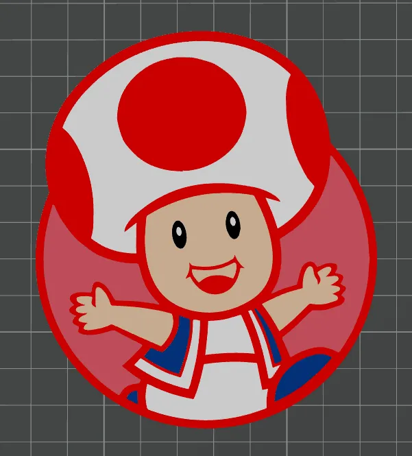 Todd - Super Mario - AMS READY by Ben_PrintModz - MakerWorld