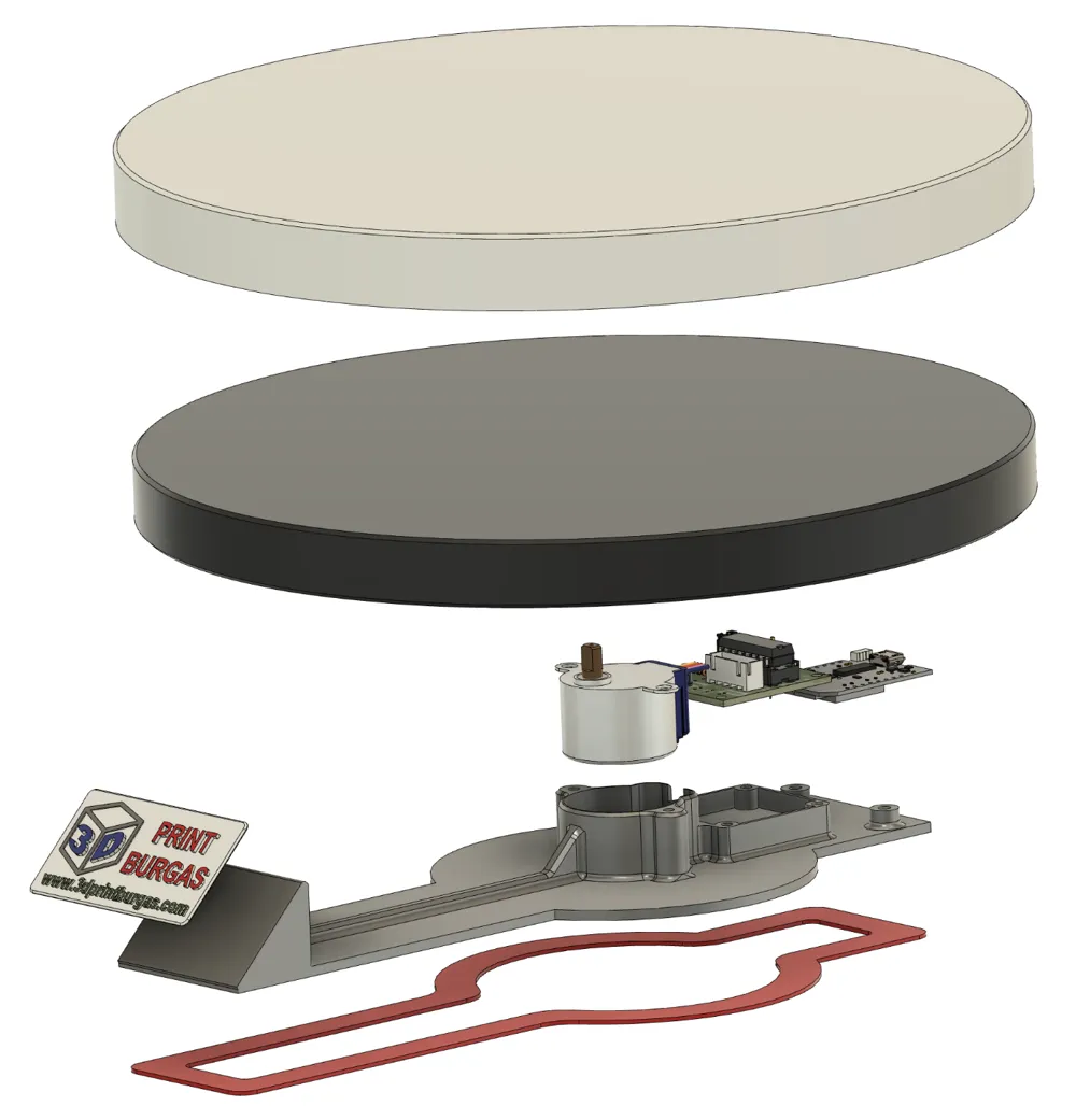 TurnTable for models display by 3D Print Burgas MakerWorld: Download ...