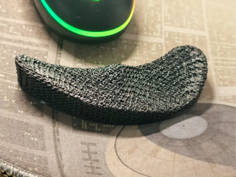 Mouse Palm Rest (Ergonomic Version) - Free 3D Print Model - MakerWorld