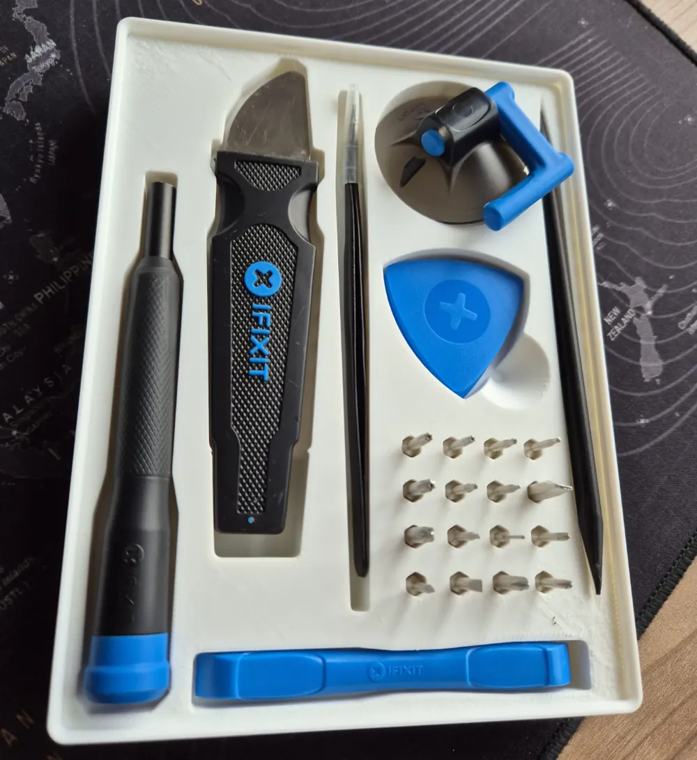 Gridfinity iFixit Essential Electronics Toolkit by BallyMcBallface ...