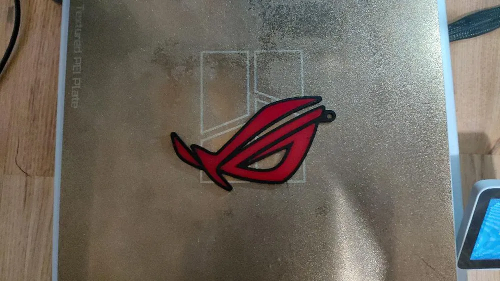 Asus ROG Keychain - Free 3D Print Model - MakerWorld