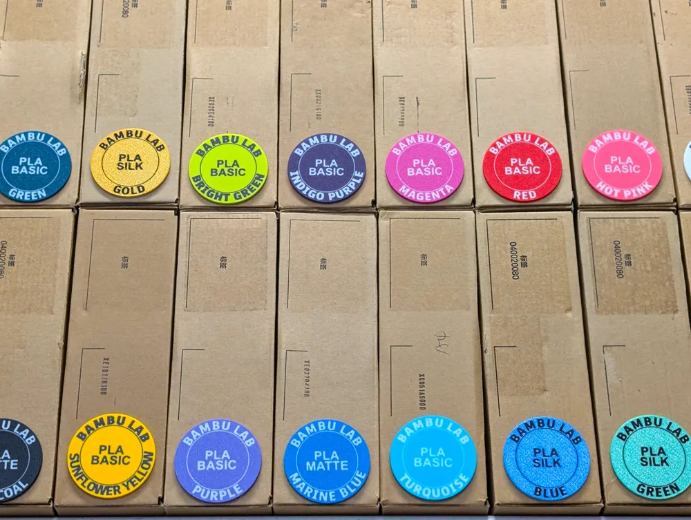 Filament Sample Box - Bambu PLA GALAXY by 3DMGK MakerWorld: Download ...