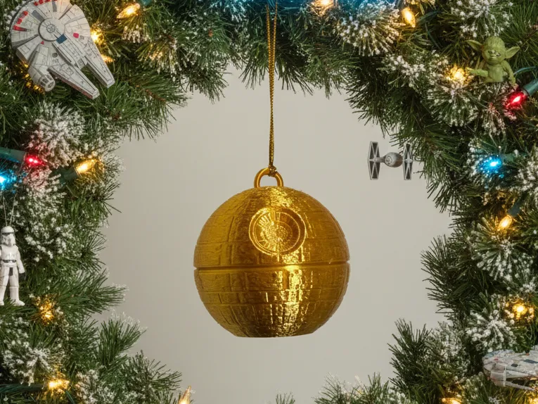 Death Star Christmas Tree Bauble Star Wars - Free 3D Print Model ...