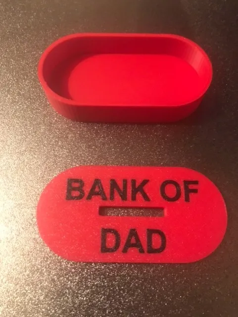 Father's day gift Bank of dad money box by DaisyChain - MakerWorld