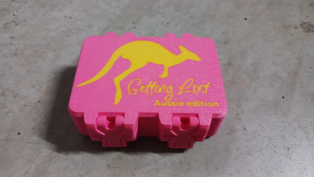 Getting Lost Aussie Edition Kartenbox – Kostenloses 3D-Druckmodell ...