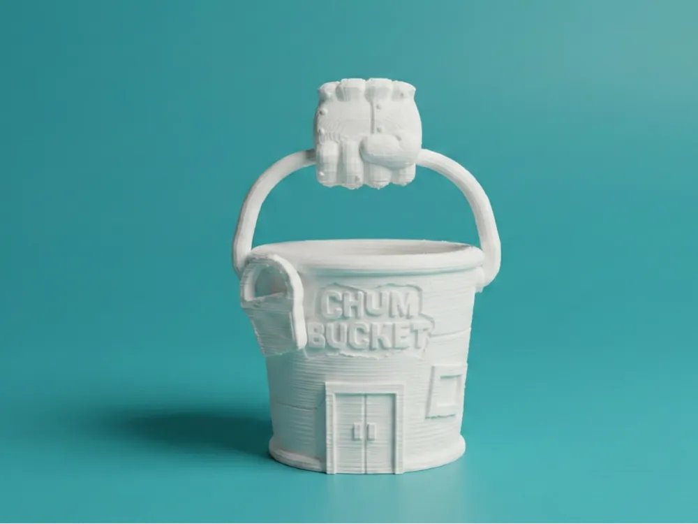 Chum Bucket Restaurant – SpongeBob SquarePants - Free 3D Print Model ...