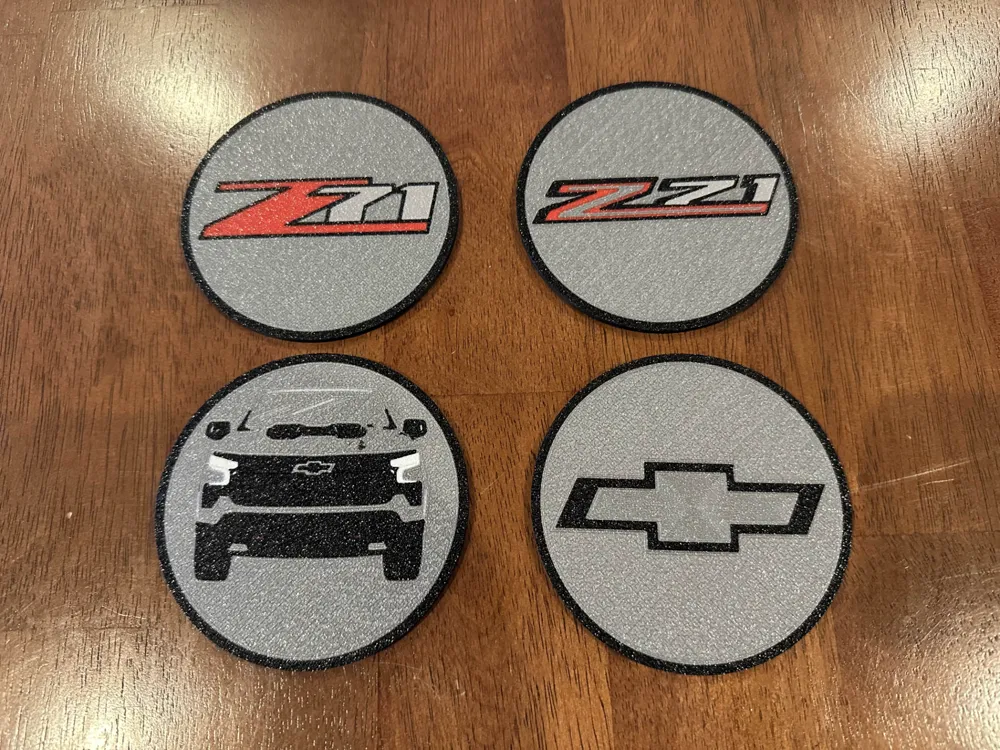 Chevy Silverado Coaster set by dope - MakerWorld